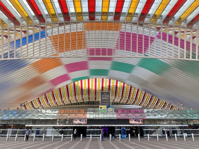Station Luik-Guillemins, het fotogenieke treinstation van Luik (Liège ...